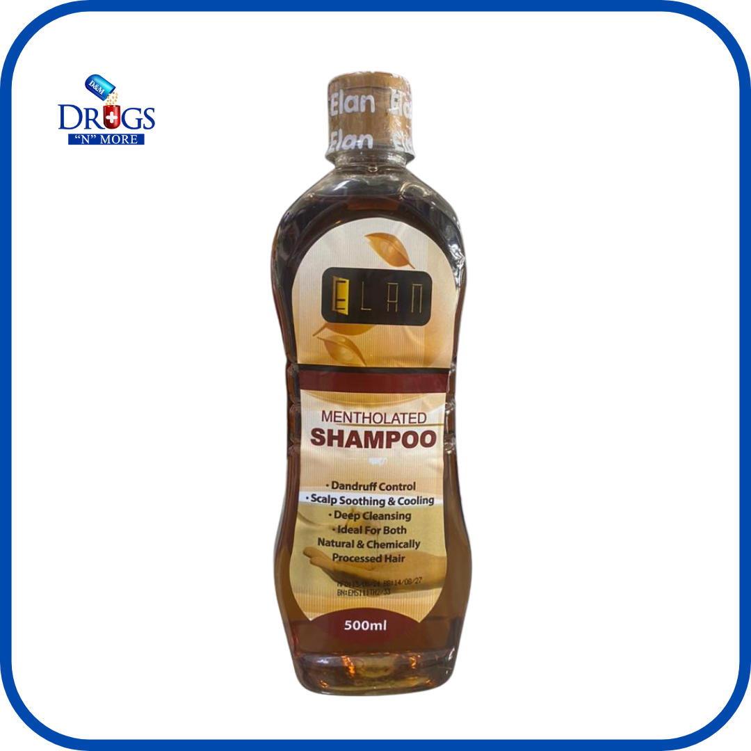 ELAN MENTHOLATED SHAMPOO 500ML - drugsnmoreonline.com