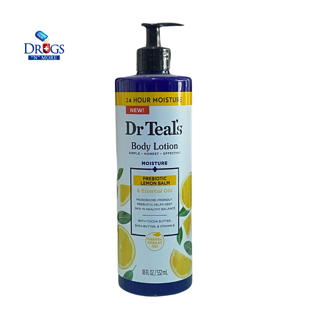 Dr Teals Body Lotion – Prebiotic Lemon Balm - drugsnmoreonline.com